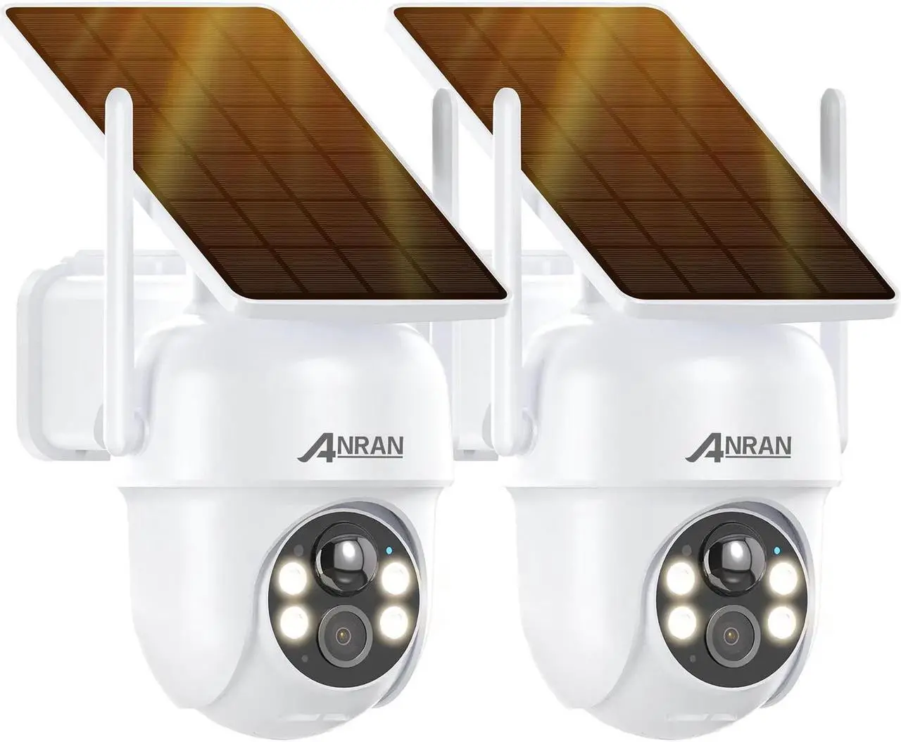 ANRAN 2K 3MP HD Solar Wireless Outdoor Surveillance Camera with ...