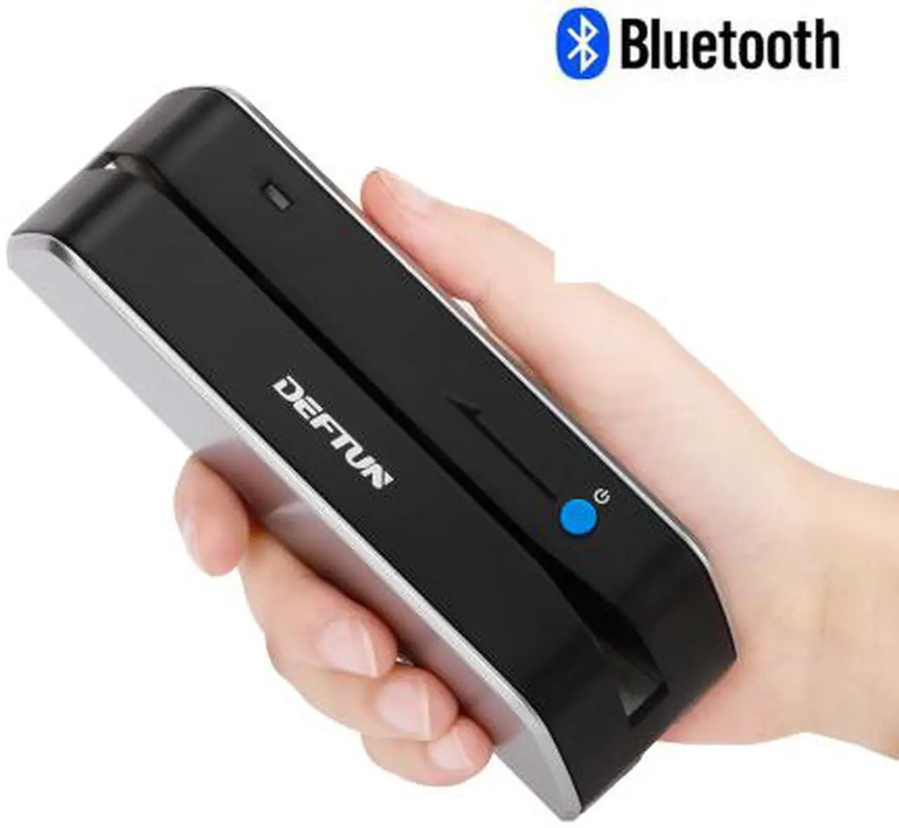 Deftun MSR X6(BT) Bluetooth Magnetic Credit Card Reader Writer Encoder ...