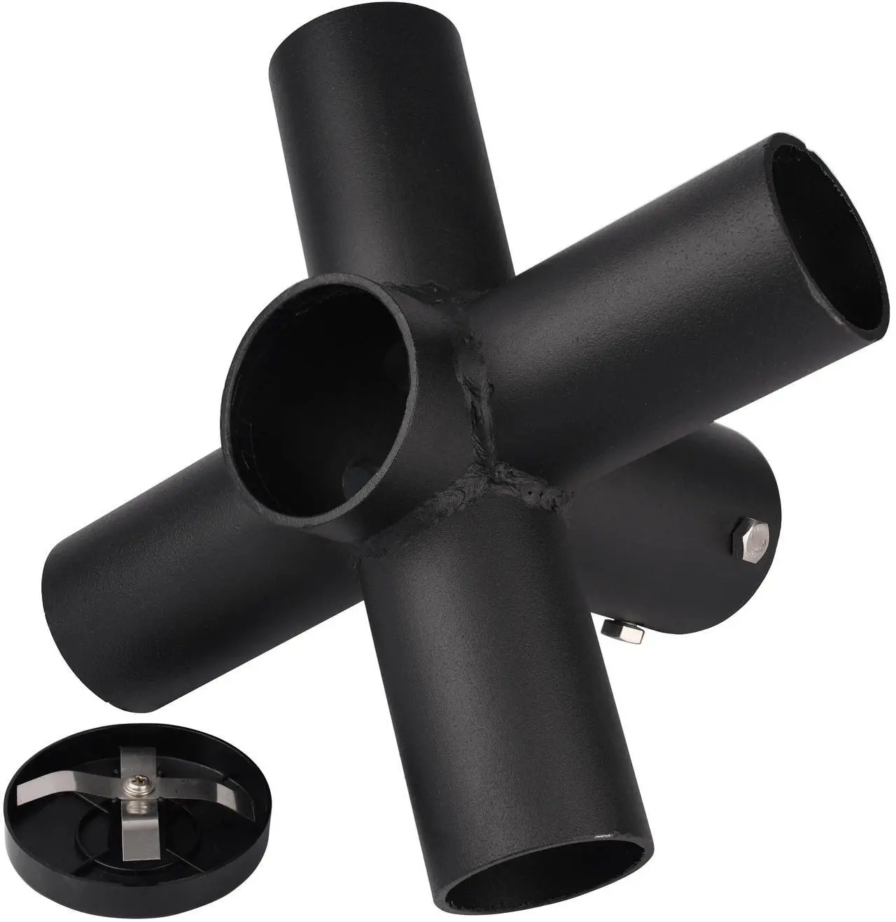 J&H LED 9 in. 90-Degree Quad Spoke Mounting Bracket Tenon Adapter for ...