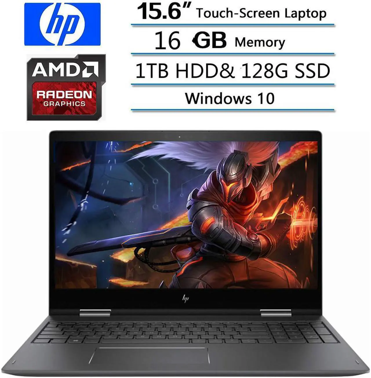 2018 Premium HP Envy X360 2-in-1 15.6" FHD IPS Touchscreen Micro-Edg ...