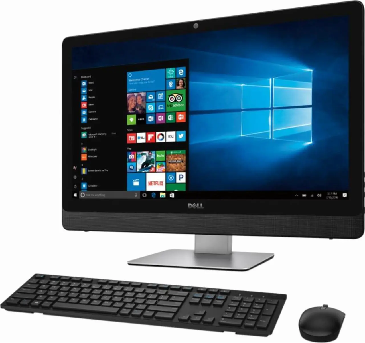 Dell Inspiron All-In-One 23.8" Full HD Touchscreen Flagship Adjustable ...