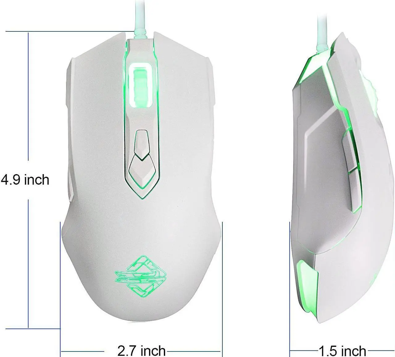 Ajazz AJ52 Watcher RGB Ergonomic Gaming Mouse 2750 DPI - Newegg.com