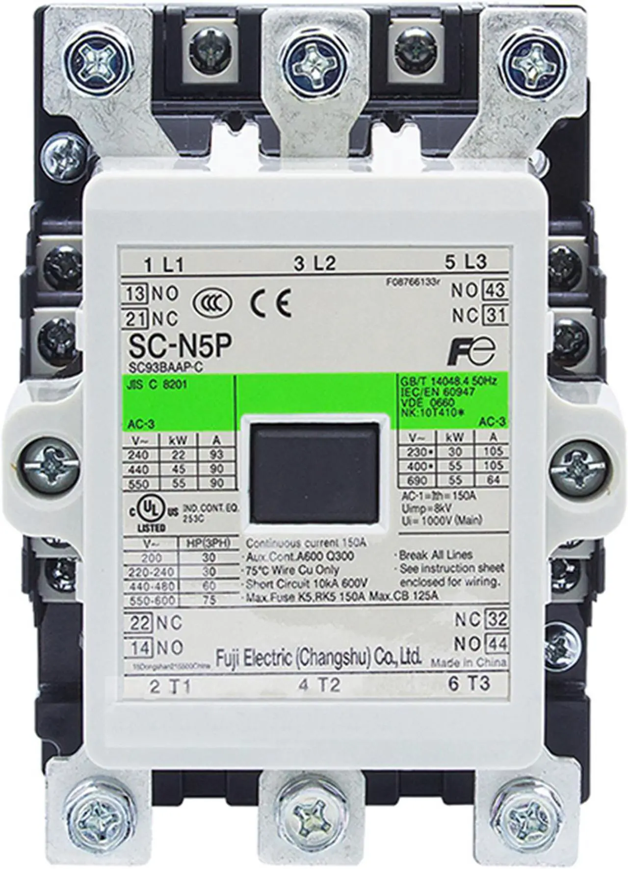 FUJI SC-N5P Contactor AC 220 New 1PCS - Newegg.com
