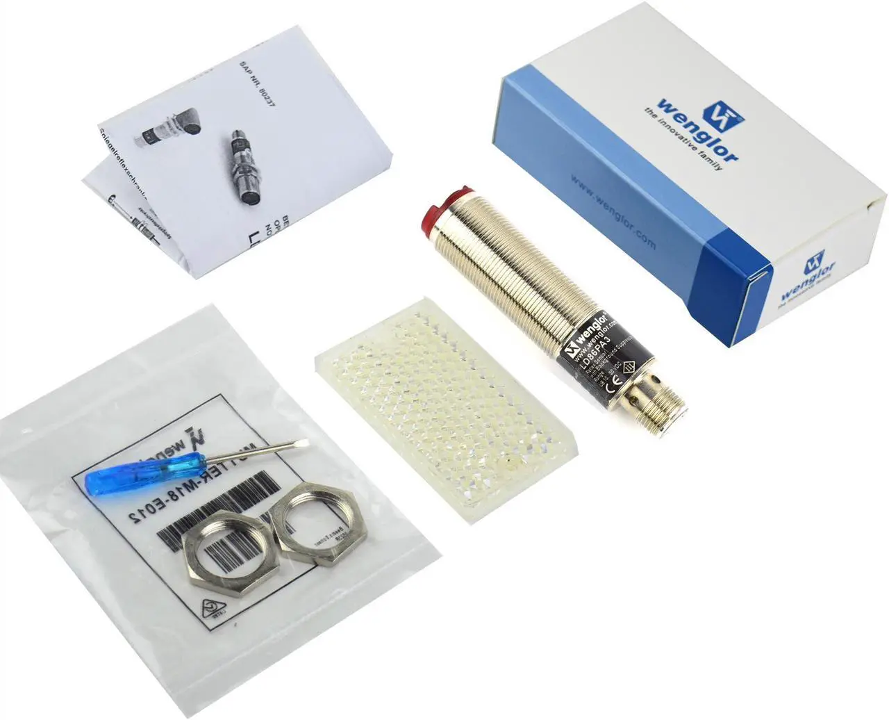 Wenglor Retro-Reflex Sensors LD86PA3 PNP New - Newegg.com