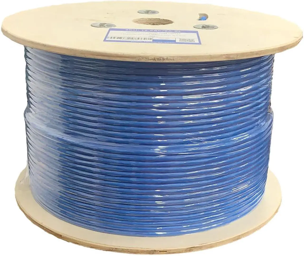 Cat6a Plenum Pure Copper 750 Mhz 1000 FT Bulk UTP Ethernet Cable Blue, Black, Purple, Yellow ...