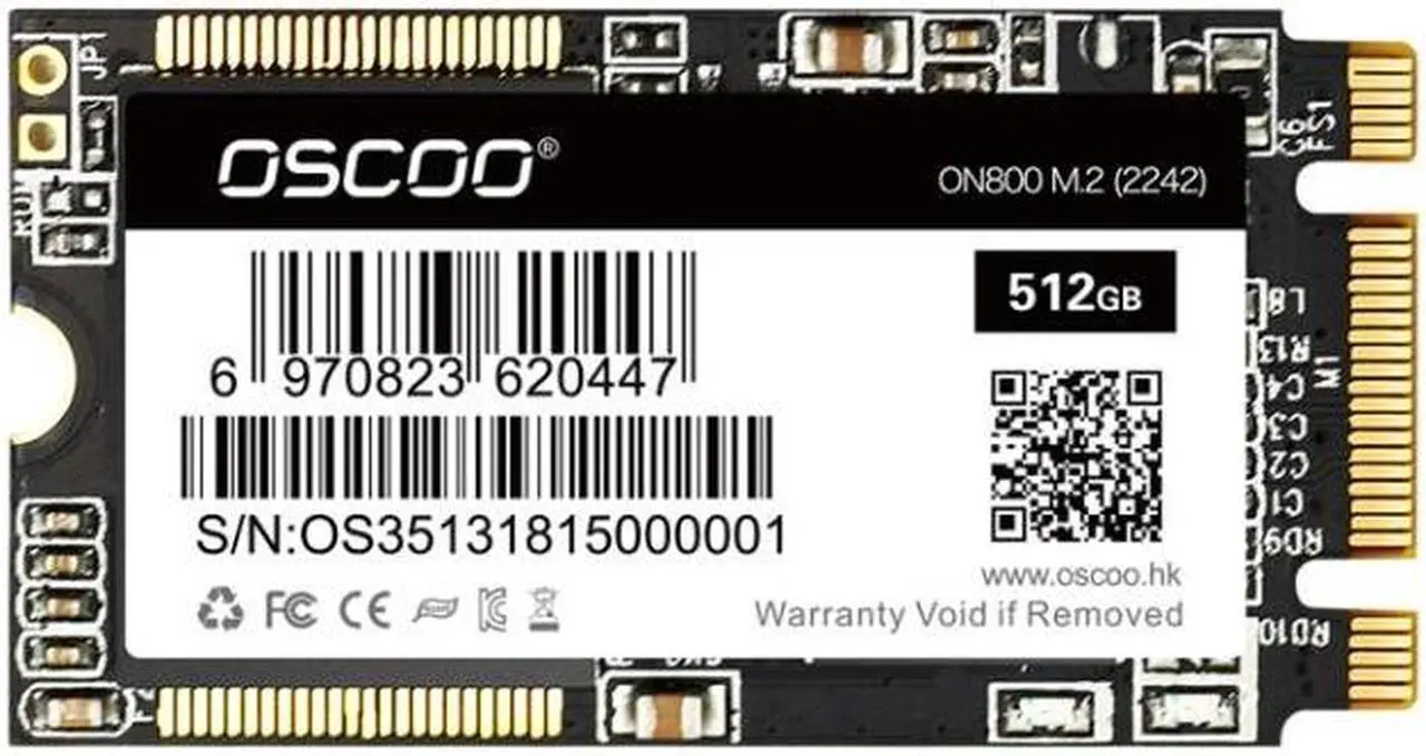 OSCOO ON800 M.2 2242 Computer SSD Solid State Drive, Capacity: 512GB ...