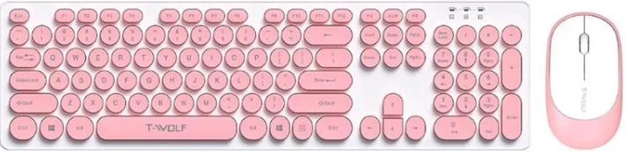T-WOLF TF770 Mechanical Feel Wireless Gaming Keyboard And Mouse Set ...