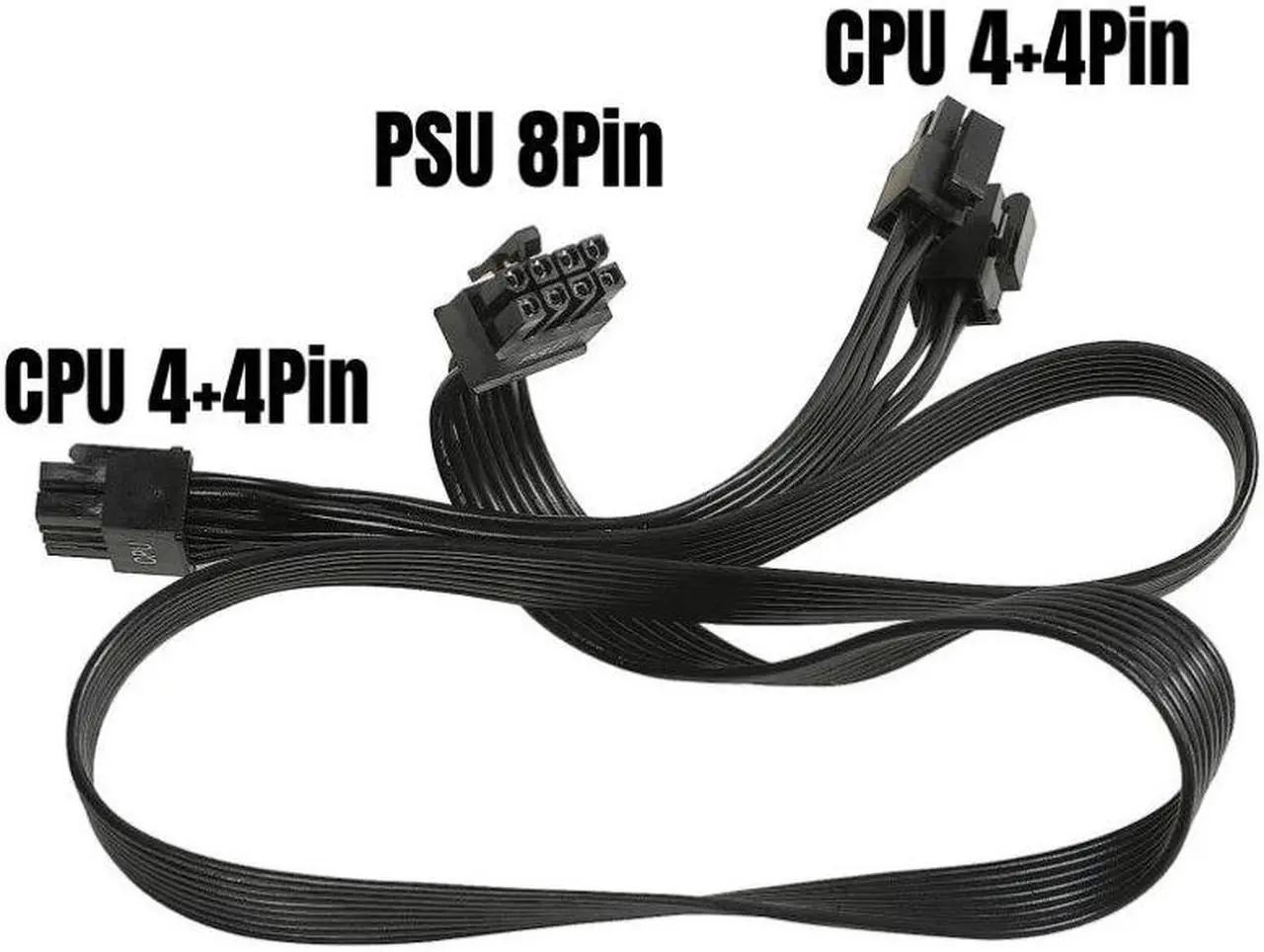 Original Dual 4+4Pin CPU Cable for CORSAIR RM550x RM650x RM750xRM850x ...