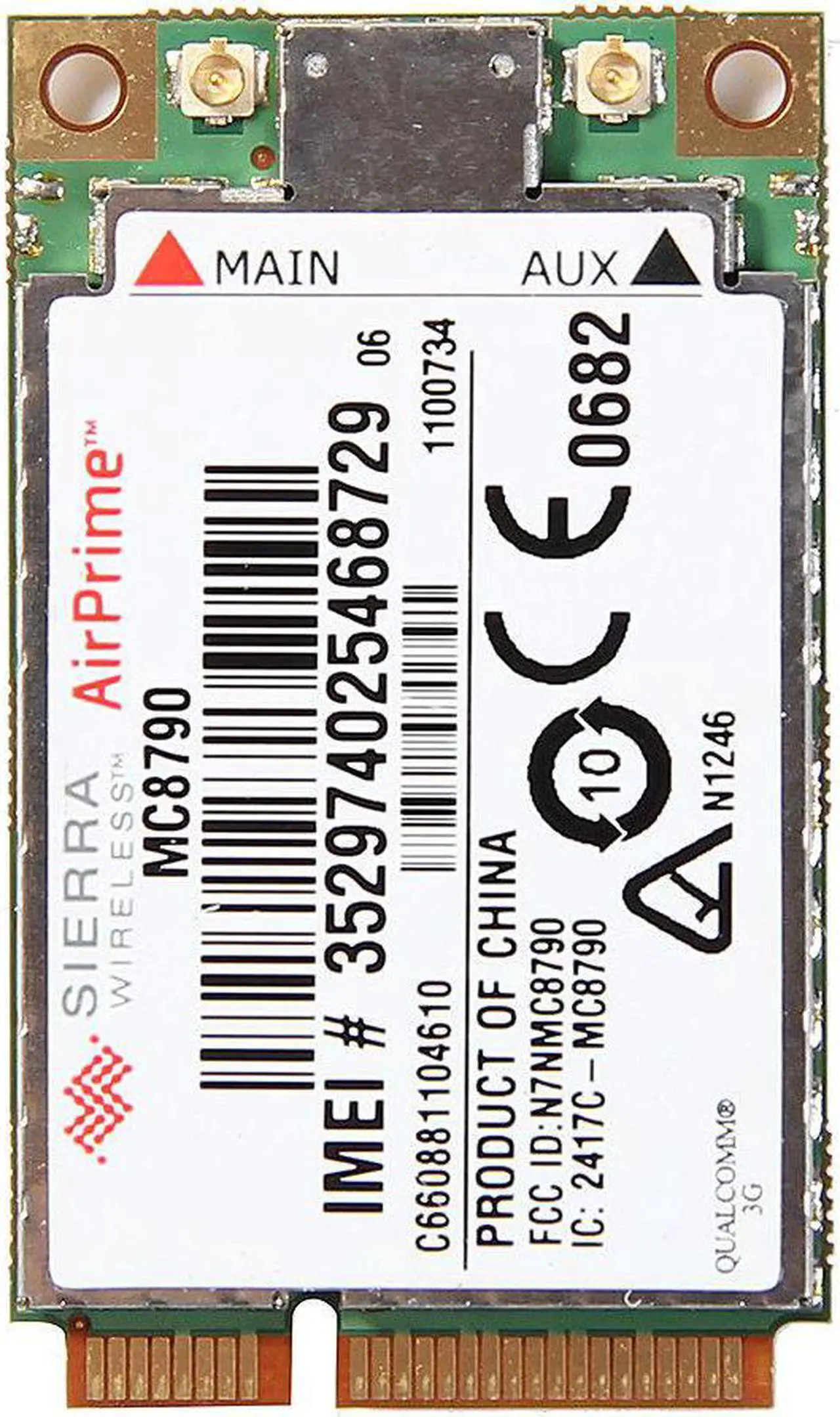 Sierra MC8790 Unlocked 3G WWAN GSM EDGE GPRS HSPA GPS Module Wireless ...