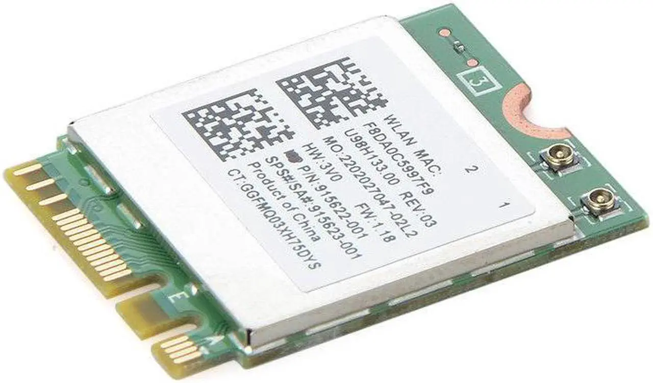 Realtek RTL8822BE NGFF 802.11ac 2.4G/5 GHz Draadloze Wifi Card ...