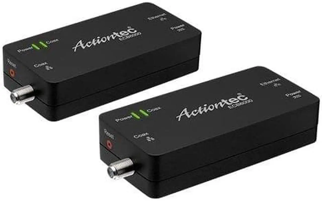 Actiontec MoCA 2.0 Ethernet to Coax Network Adapter- 2-pack - Newegg.com