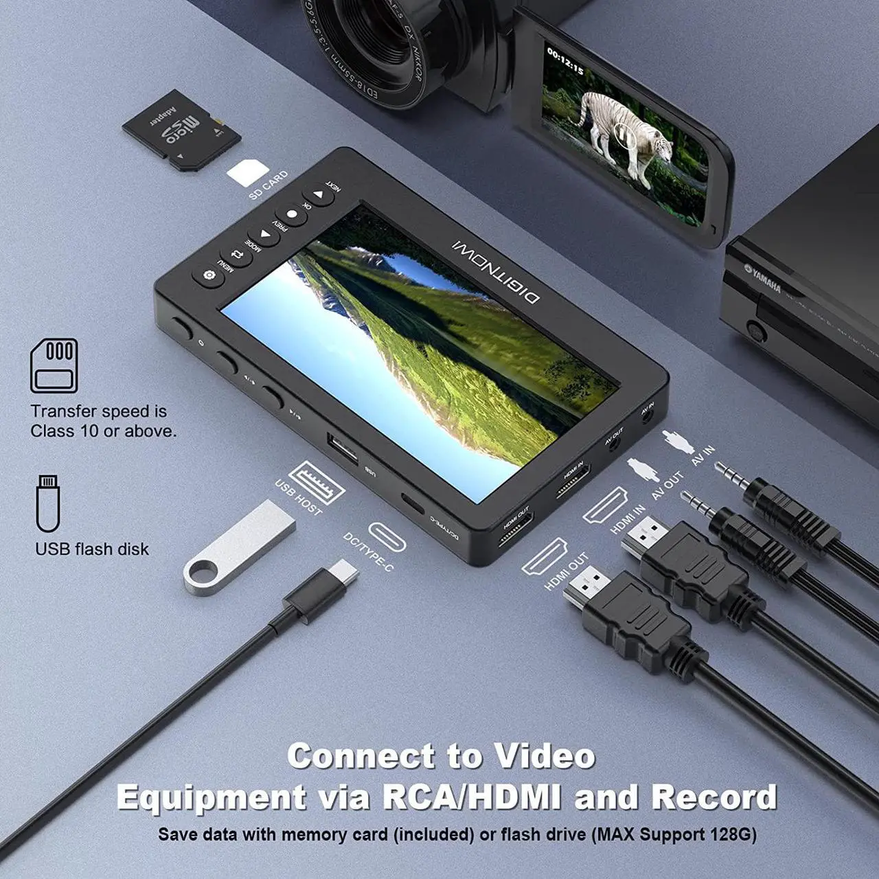 DIGITNOW HD Video Capture Box 1080P 60FPS USB 2.0 Video to Digital ...