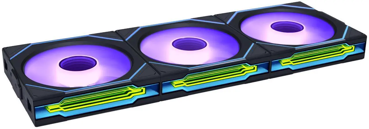 Lian Li UNI Fan SL-Infinity Wireless 120 - Triple Pack (Reverse Blade ...