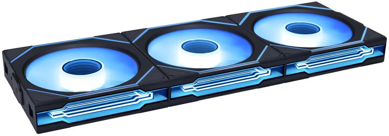 Lian Li UNI Fan SL-Infinity Wireless 120 - Triple Pack (Reverse Blade ...