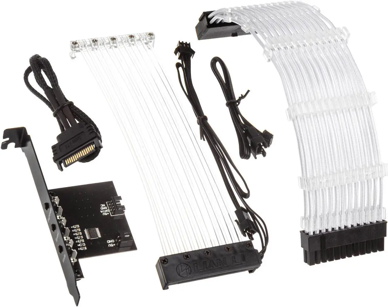 LIAN LI PC-O11 Dynamic black with Strimer 24 PINS Edition Black SECC ...