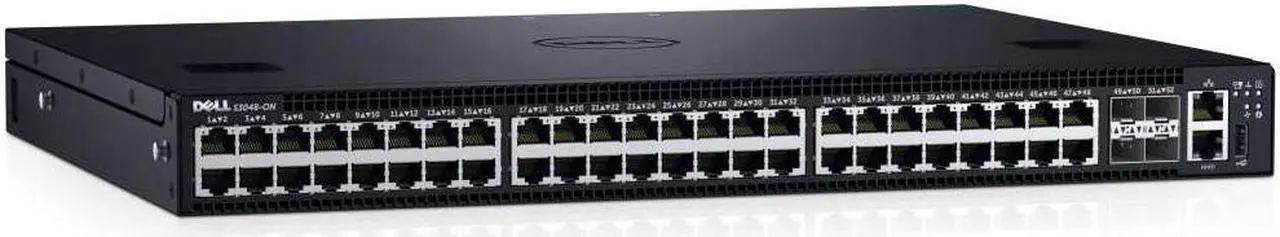 Refurbished: Dell S3048-ON 48-Port 1GbE 4x 10GbE SFP+ Switch - 2x PSU ...