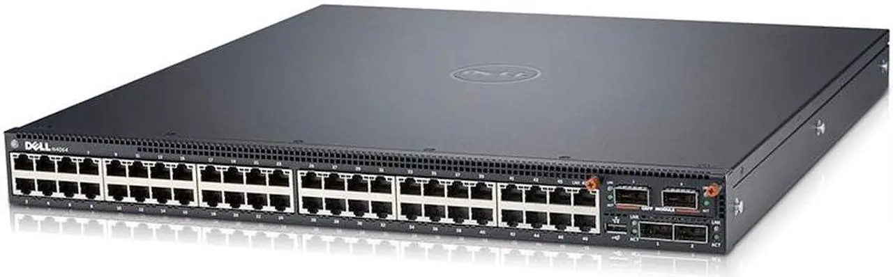 Refurbished: Dell 4DP8H N4064 48X10Gbase-T And 2X40Gbe Switch - Newegg.com