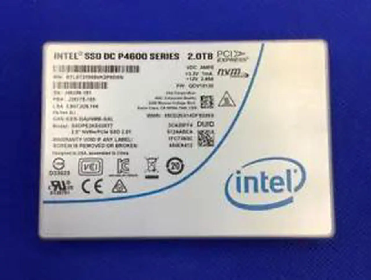 Refurbished: Intel SSDPE2KE020T7 DC P4600 2TB PCI Express NVMe 2.5 ...