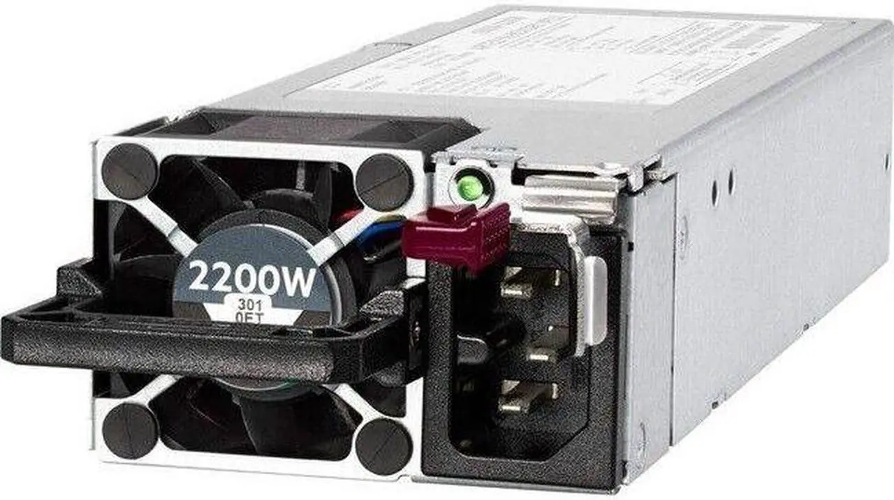 HPE P44712-B21 1800W-2200W Flex Slot Titanium Hot Plug Power Supply Kit ...