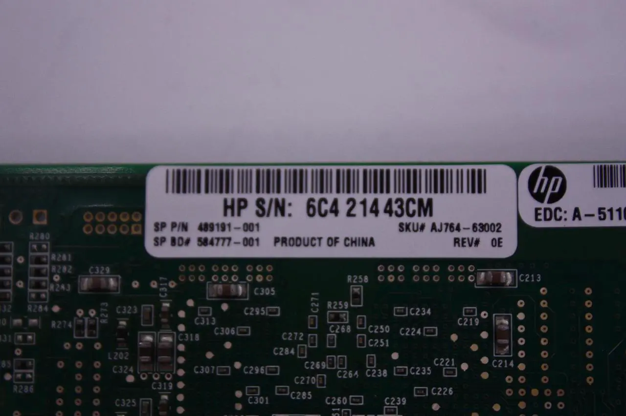 HP 489191-001 82Q 8Gb Dual Port Pcie Fibre Channel Host Bus Adapter ...