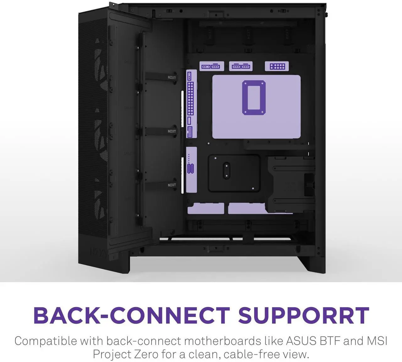 NZXT H9 Flow RGB+ (2025) Large Dual-Chamber ATX Mid-Tower Airflow PC ...