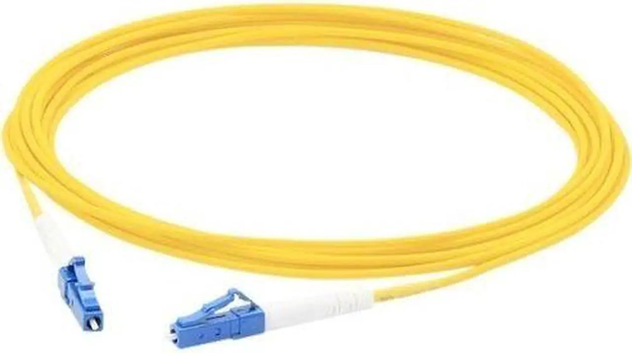 10m Single-Mode fiber (SMF) Simplex SC/LC OS1 Yellow Patch Cable ...