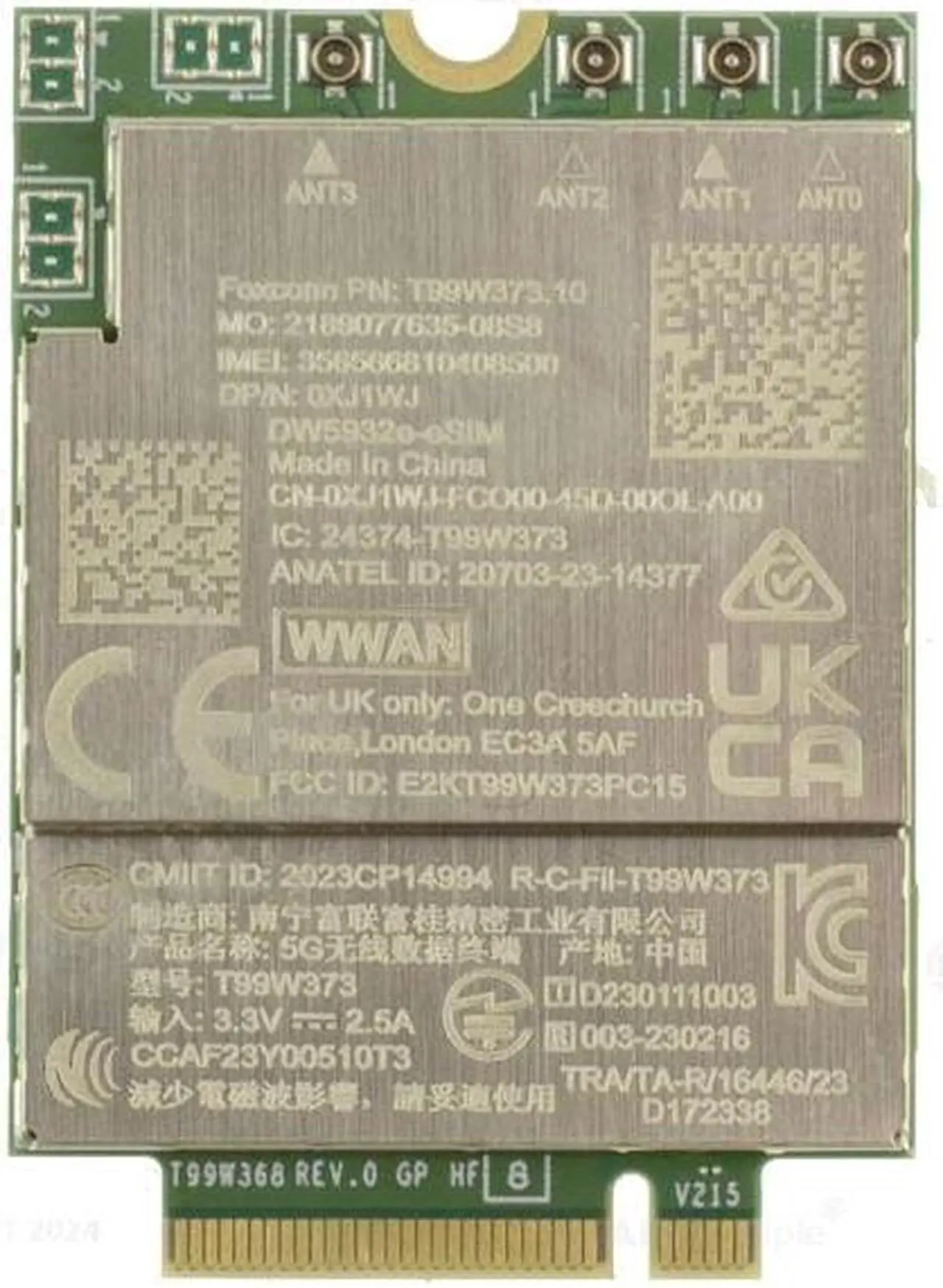 Used - Acceptable: Dell OEM Wireless Qualcomm Snapdragon X62 Mobile ...