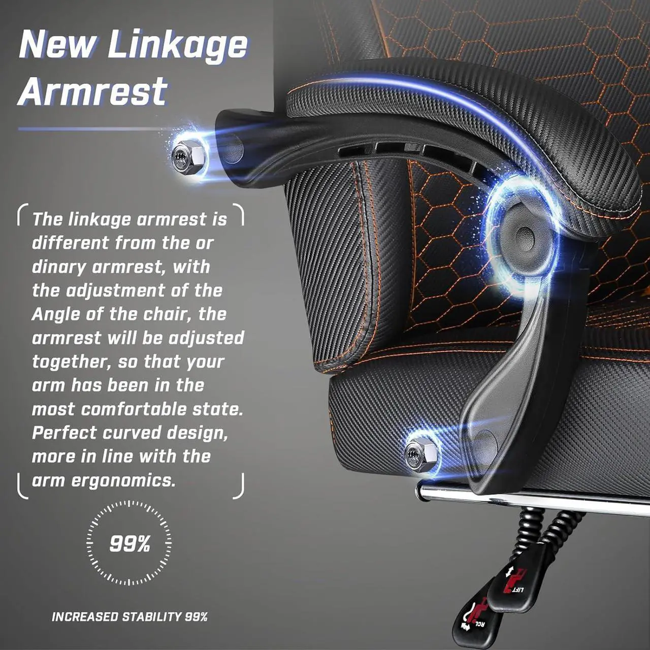 Vitesse Big and Tall Gaming Chair 400lb Weight Capacity,Gamer Chairs ...