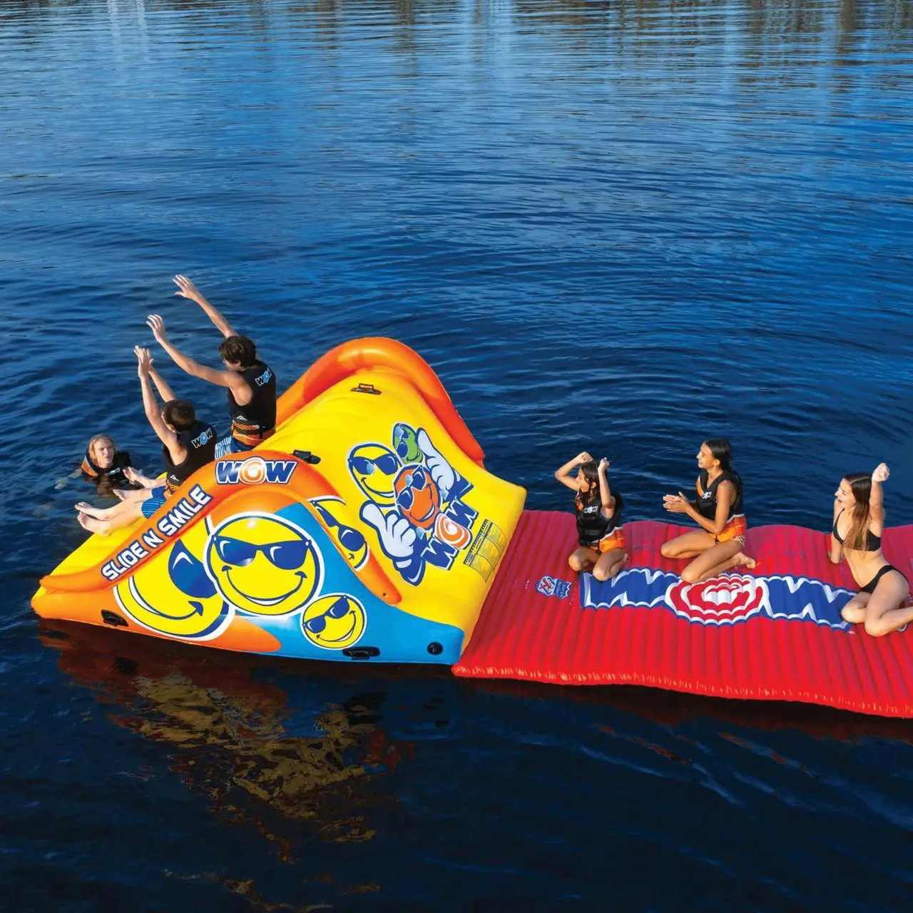 WOW Watersports Slide and Water Walkway Slide N Smile Combo - Newegg.com
