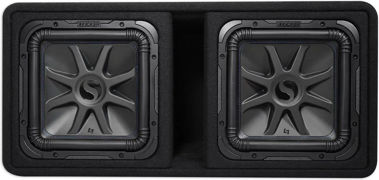Kicker 12-Inch 3000-Watt Dual Loaded Solo-Baric L7S Subwoofer Enclosure ...