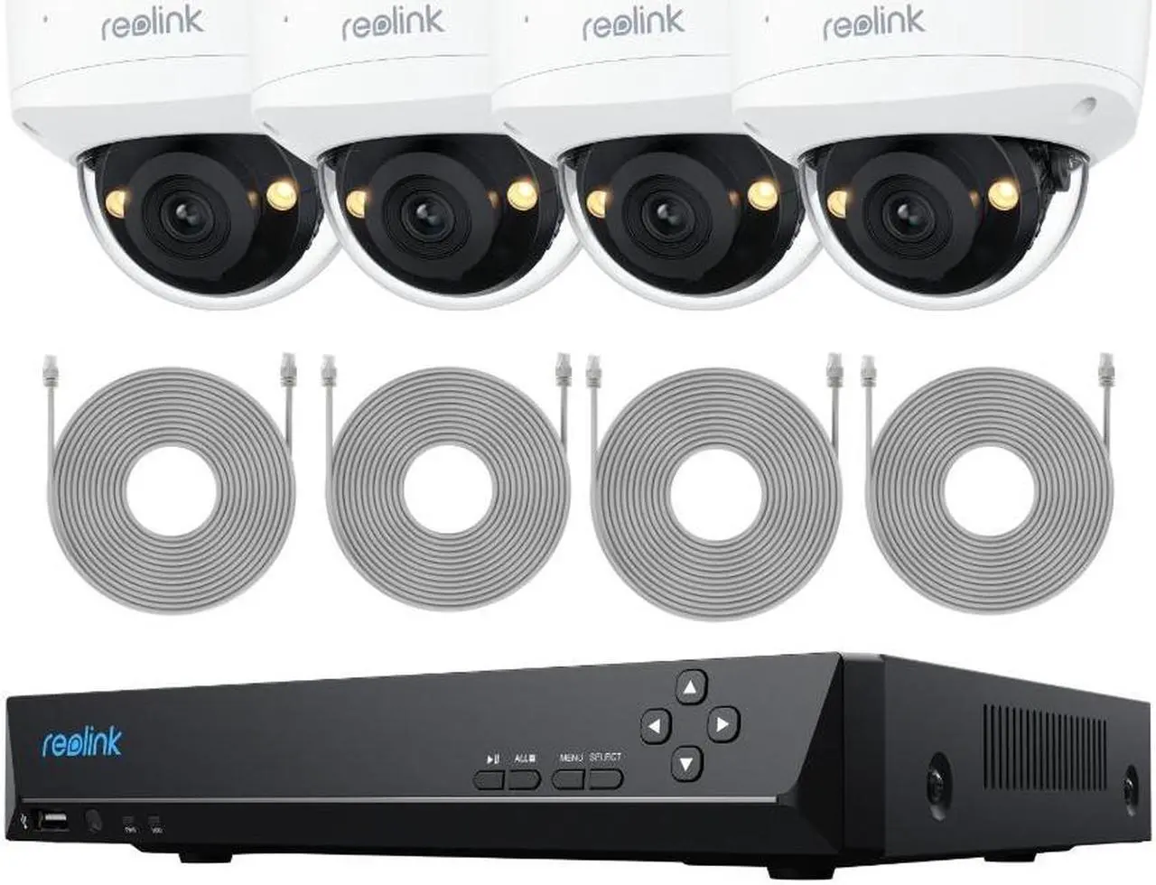 Reolink 4K HD PoE Security Camera System, 8pcs 8MP Person/Vehicle ...
