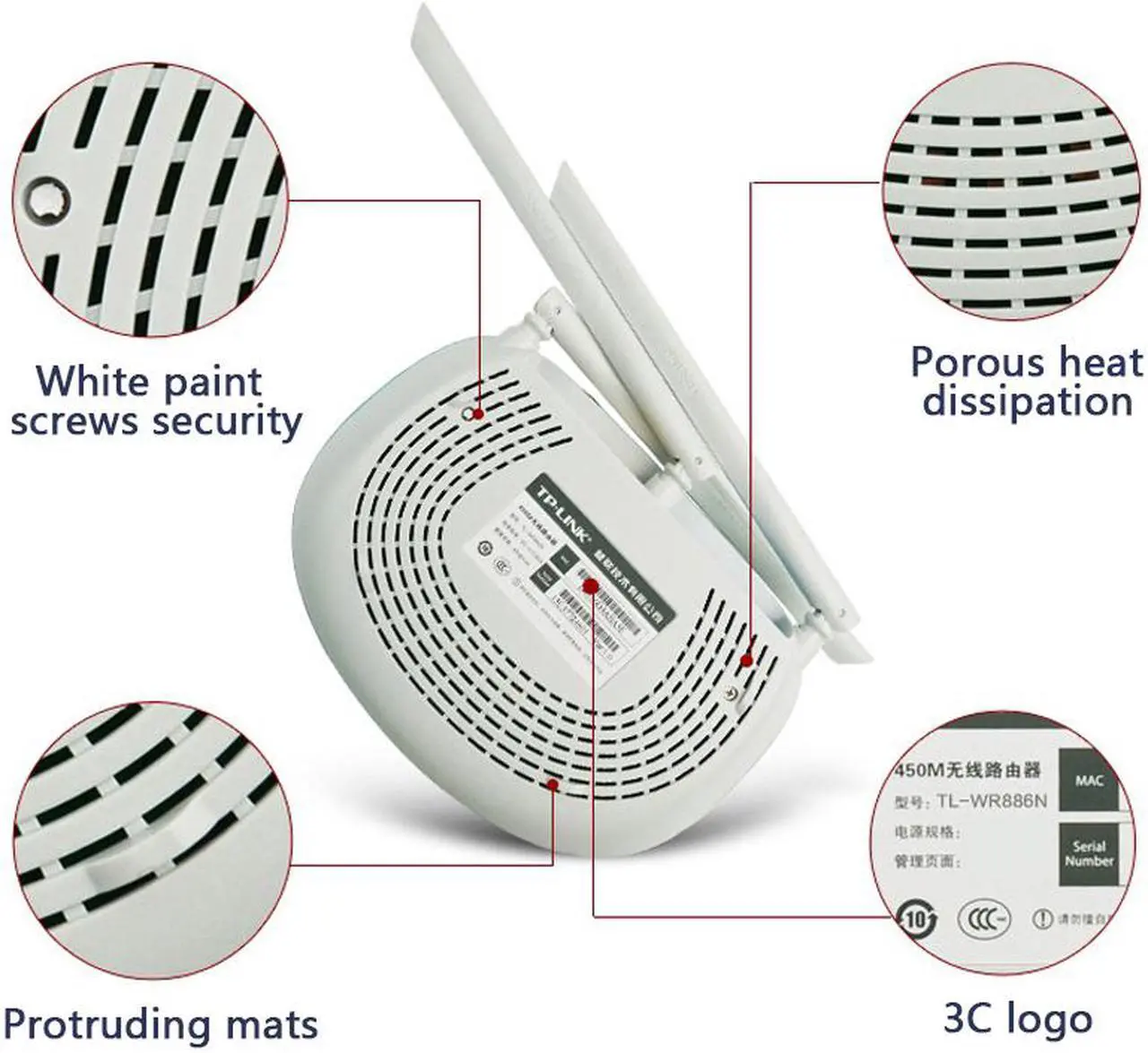 TP-Link Wireless Router 450Mbps Wifi router 2.4G - Newegg.com