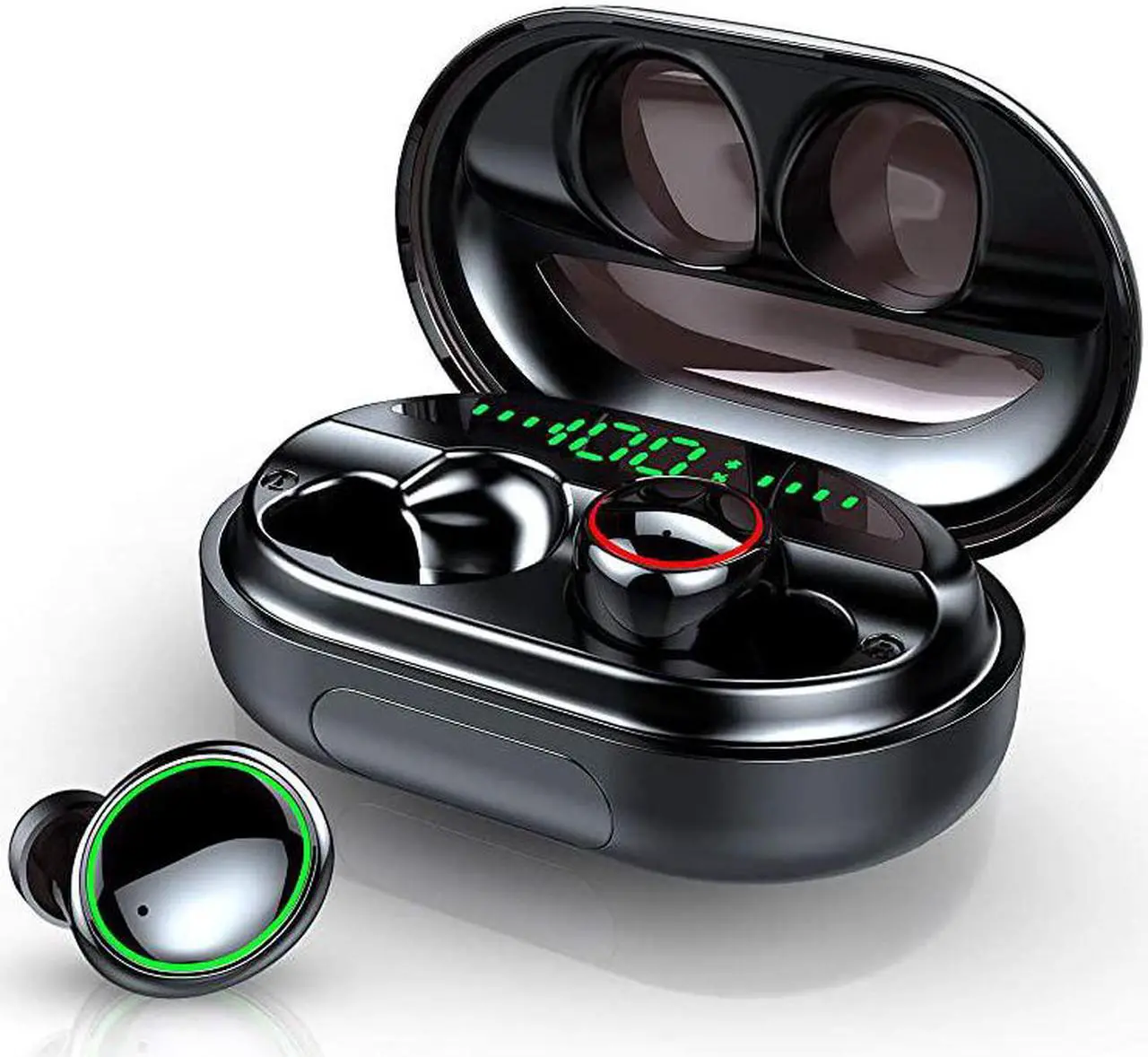 Wireless Earbuds, Bluetooth 5.0 Headphones IP8 Waterproof Earbuds, 80 ...
