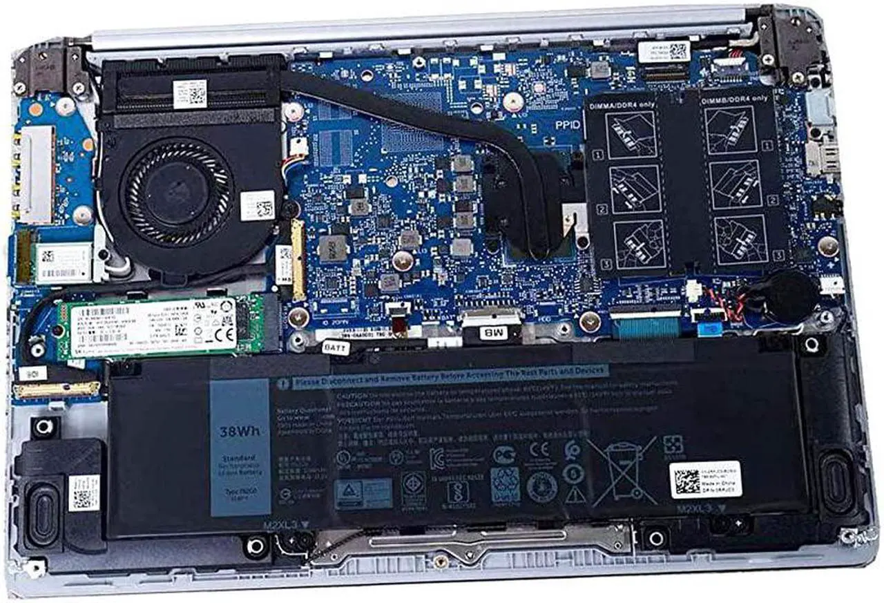 F62G0 114V 38Wh 3166mAh Laptop Battery Replacement for Dell Inspiron 13 ...