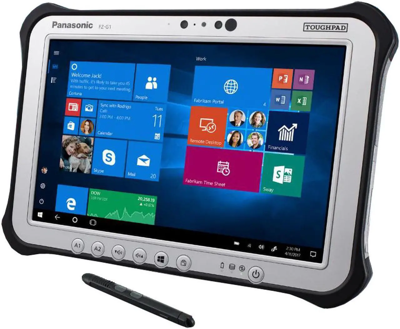 Refurbished: Panasonic Toughpad FZ-G1 MK5, 10.1" 10-pt Multi-Touch, Intel Core i5-7300U @ 2 ...