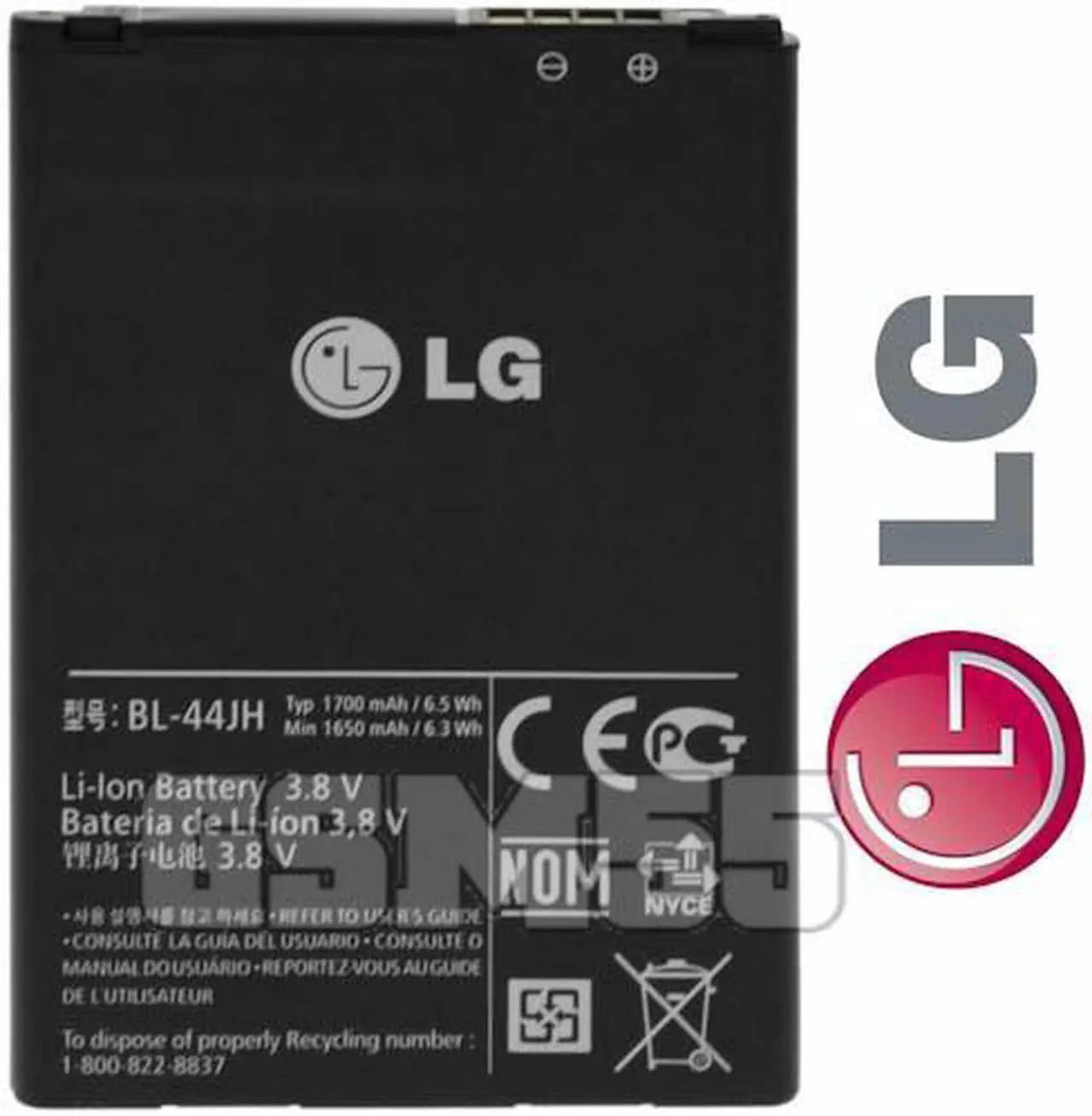 2x NEW LG OEM BL-44JH BATTERY FOR OPTIMUS L7, P700, P750 MOTION 4G MS770, MACH - Newegg.com