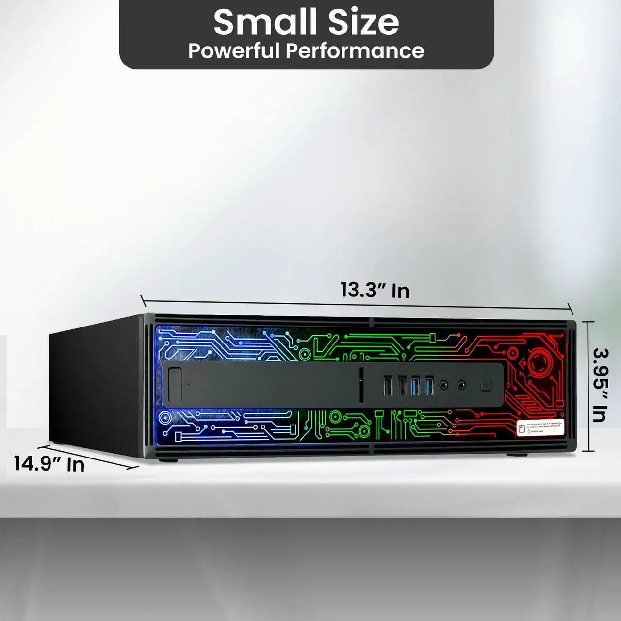 Refurbished: HP RGB SFF Desktop PC, Intel i7-6700, 16GB Ram, 512GB SSD ...