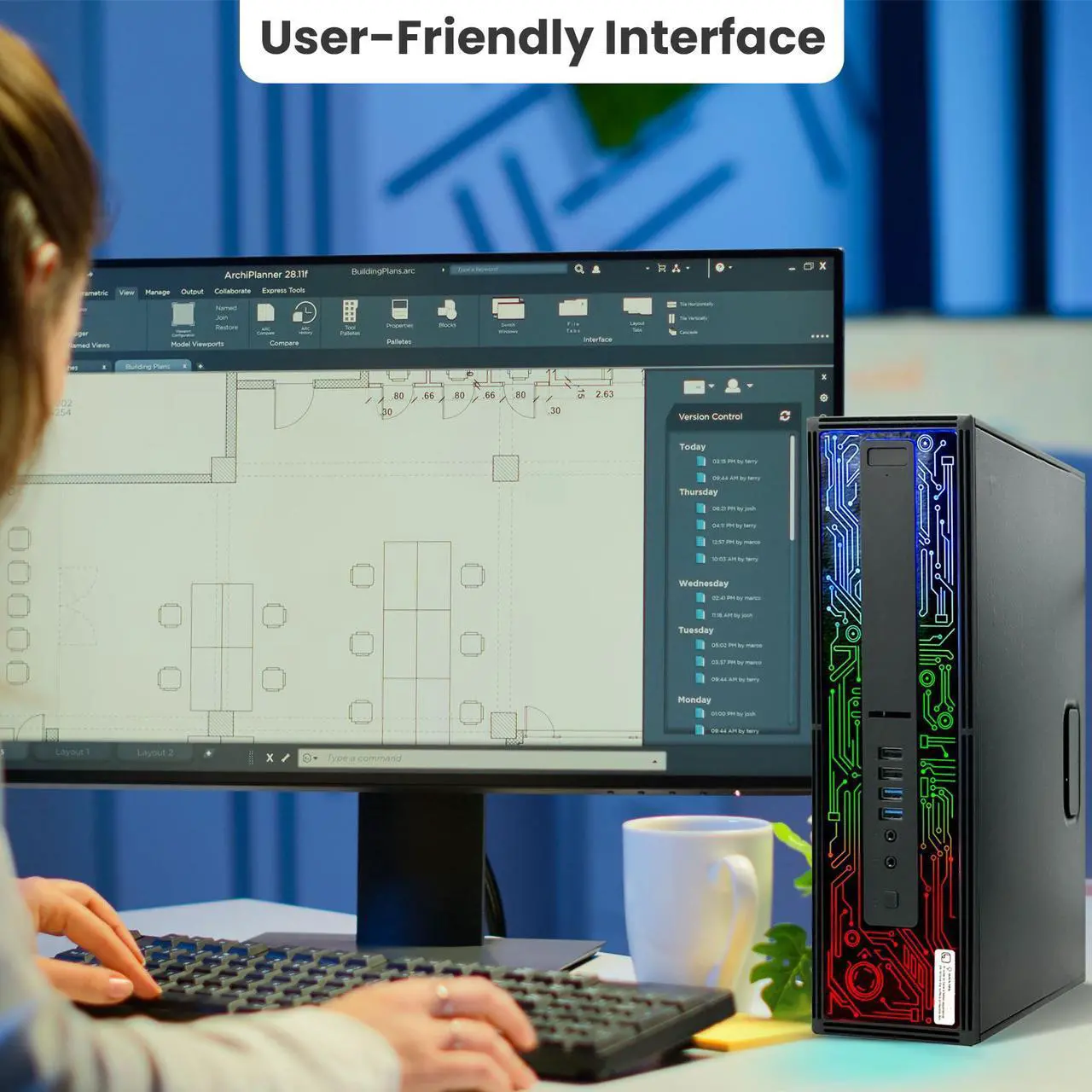 Refurbished: HP RGB SFF Desktop PC, Intel i7-6700, 16GB Ram, 512GB SSD ...