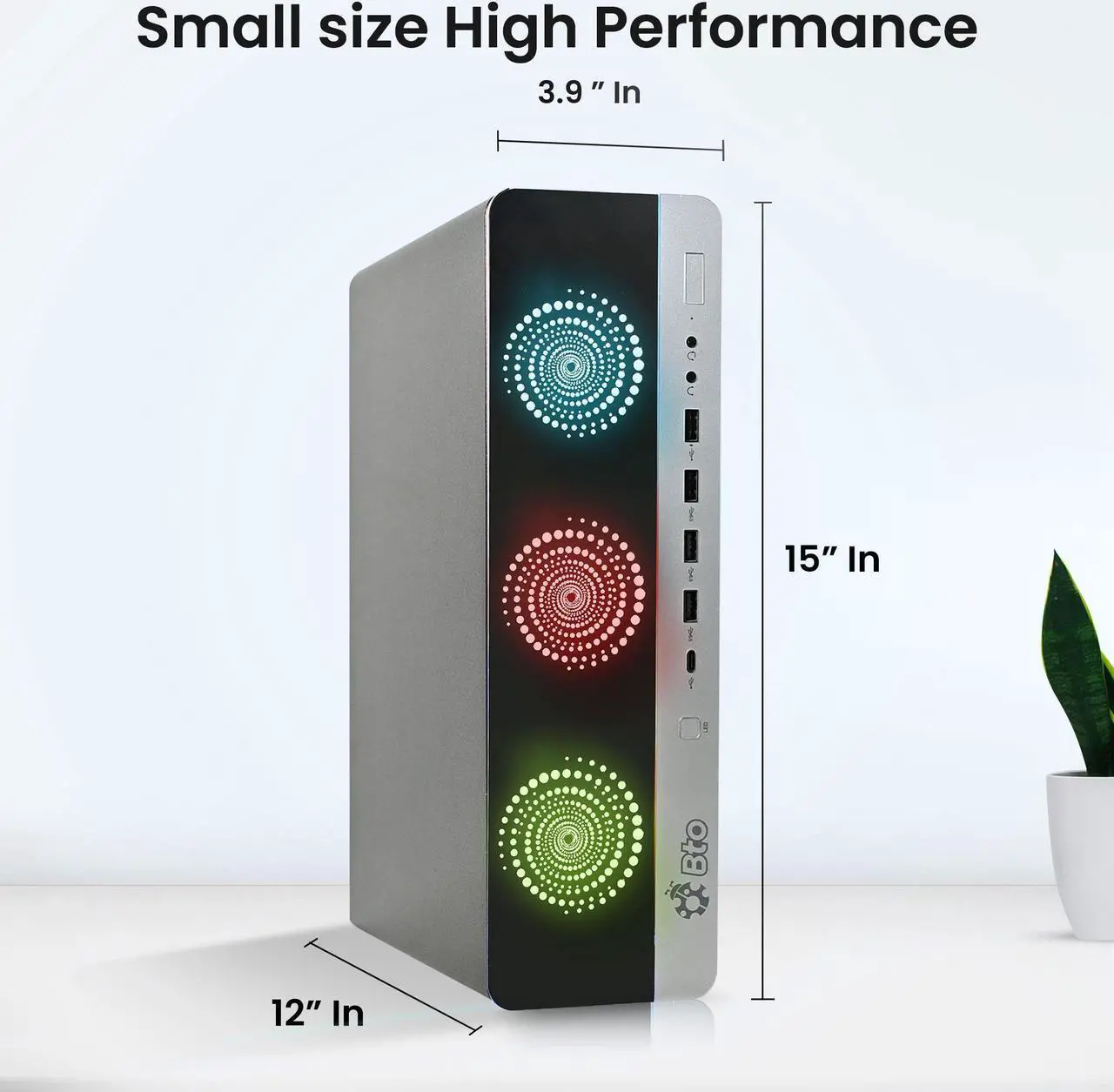 Refurbished: HP RGB 800 G3 SFF Desktop Gaming PC, Intel i5-6500, 32GB ...