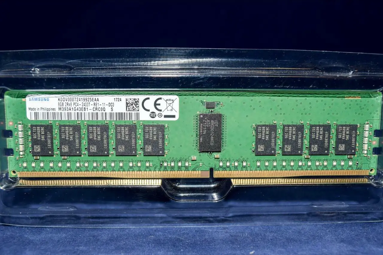 Samsung 128GB 16x8GB DDR4-2400 PC4-19200 2Rx8 ECC Registered Memory ...