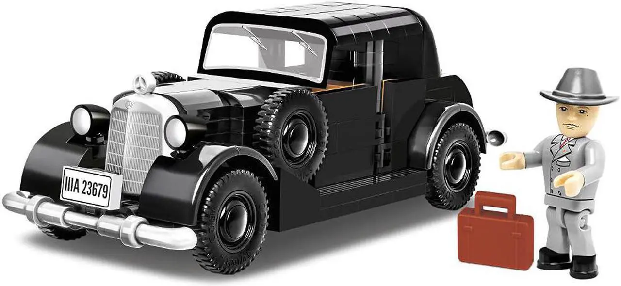 COBI TOYS World War II 1937 Mercedes-Benz W143 Type 230 Car - Model WW2 ...