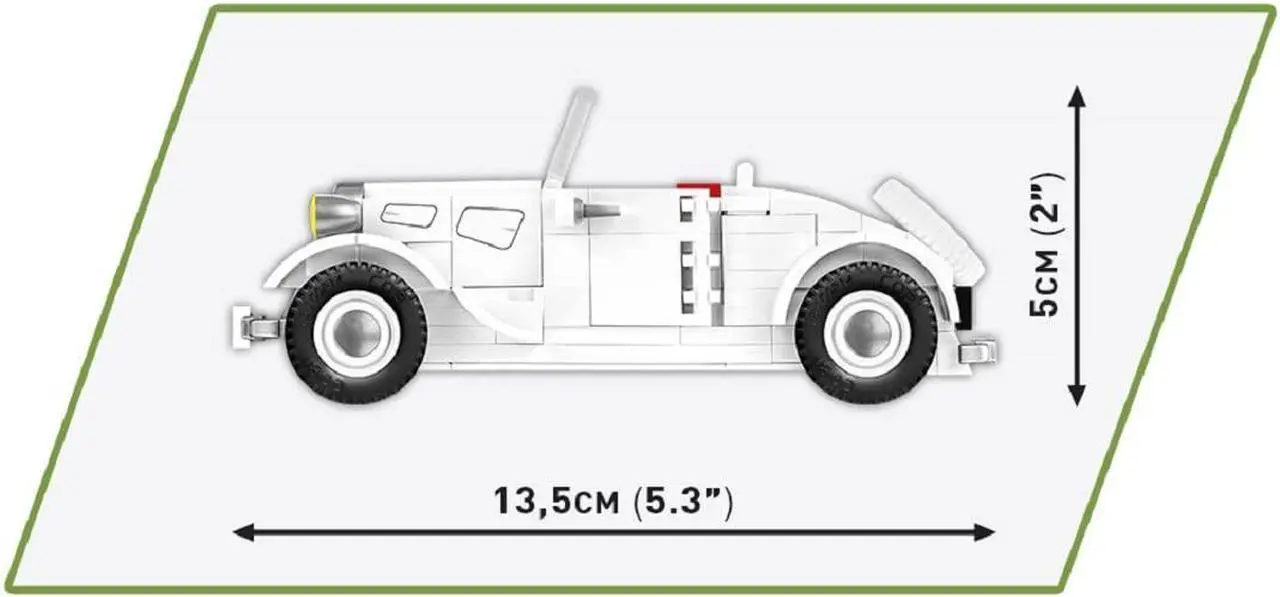 COBI TOYS Historical Collection Citroen Traction 7C Car White - Model ...