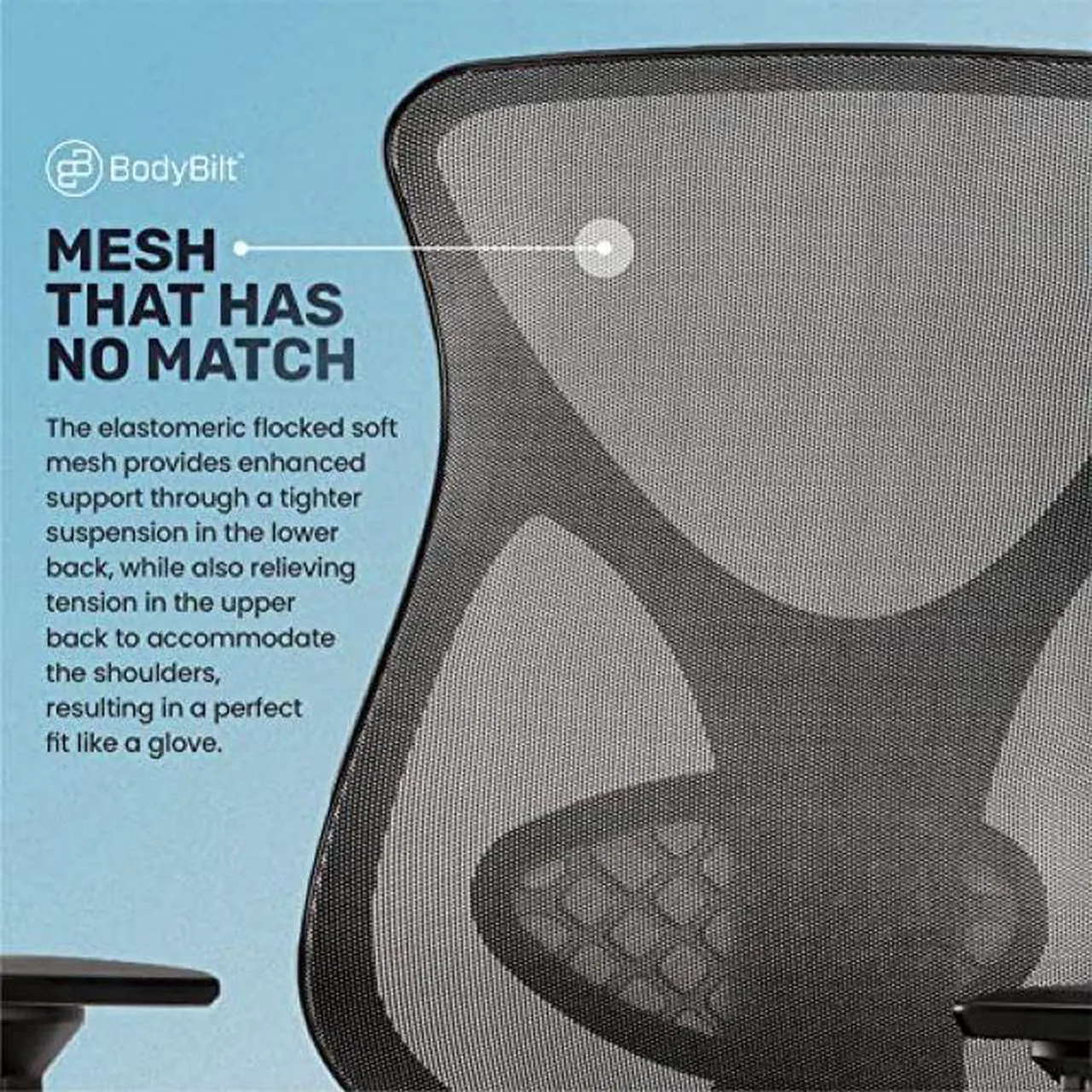 Midcelli by BodyBilt® Ergonomic Mesh Mid-Back Chair|Home or Office ...
