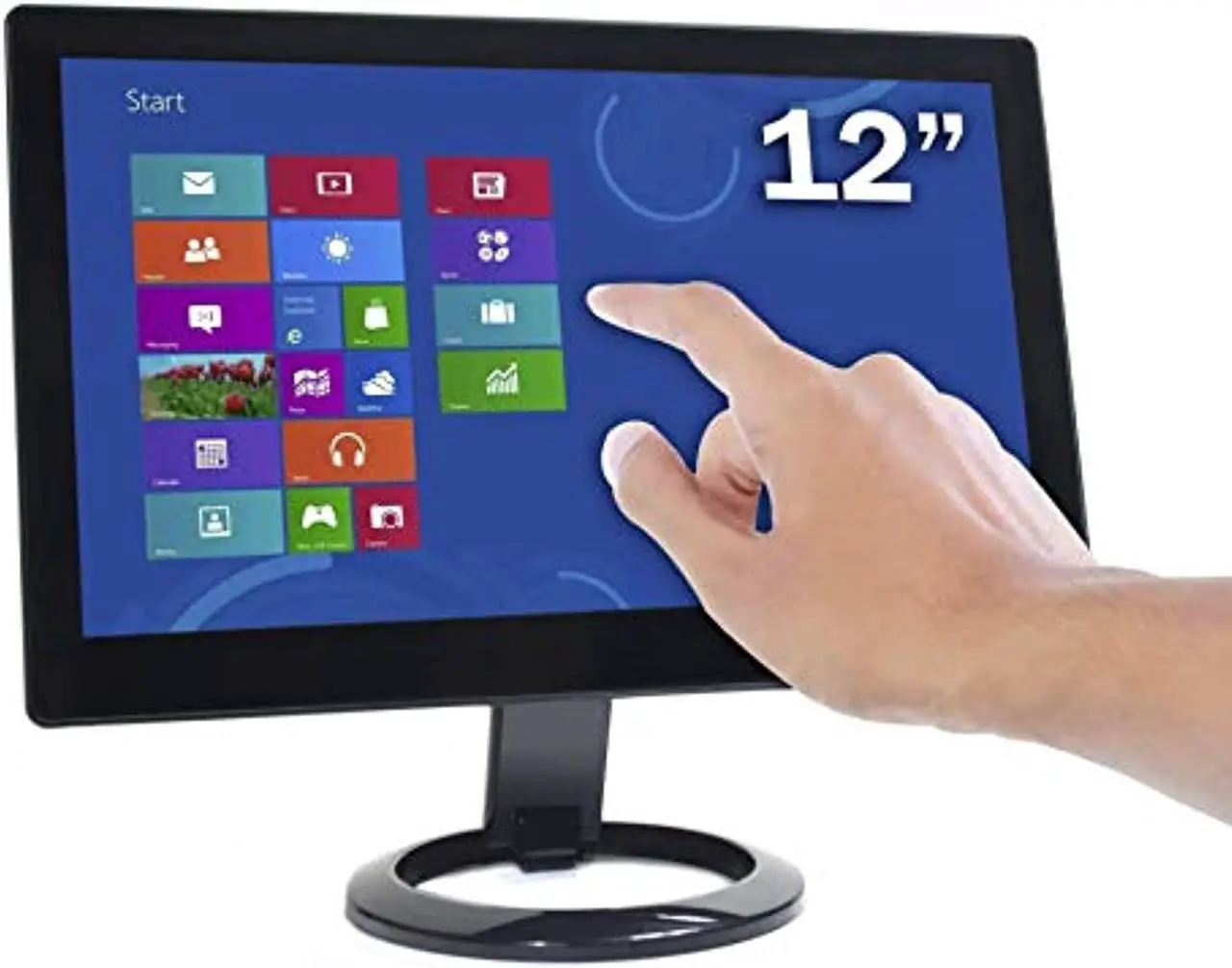 DoubleSight Displays DS-12UT 12" LCD Touchscreen Monitor 1366 x 768 ...