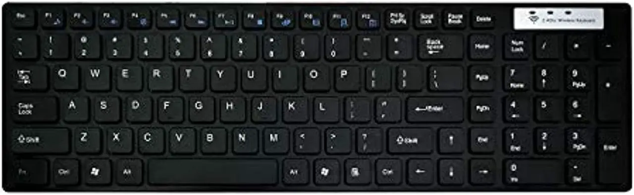 SuperSonic SC-530KBM 2.4GHz Slim Wireless Keyboard with Wireless Mouse ...