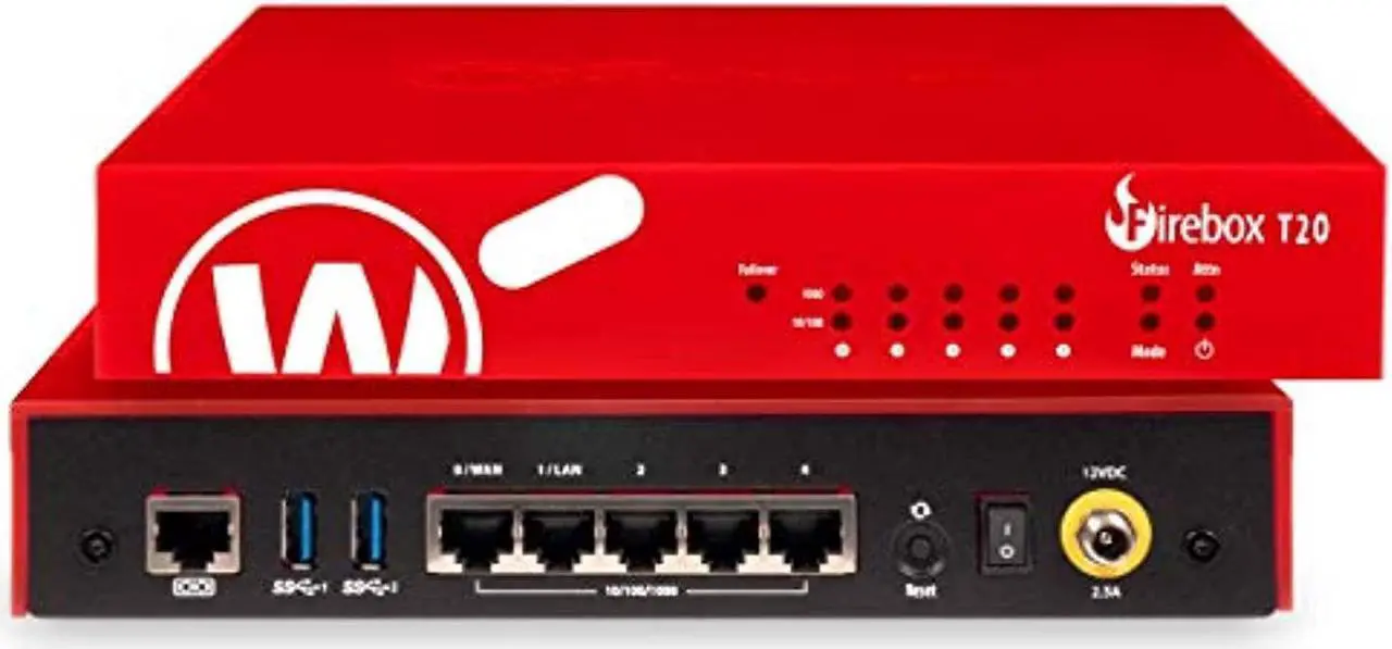 WatchGuard WGT21673-WW Wired Firebox T20-W with 3-yr Total Security ...