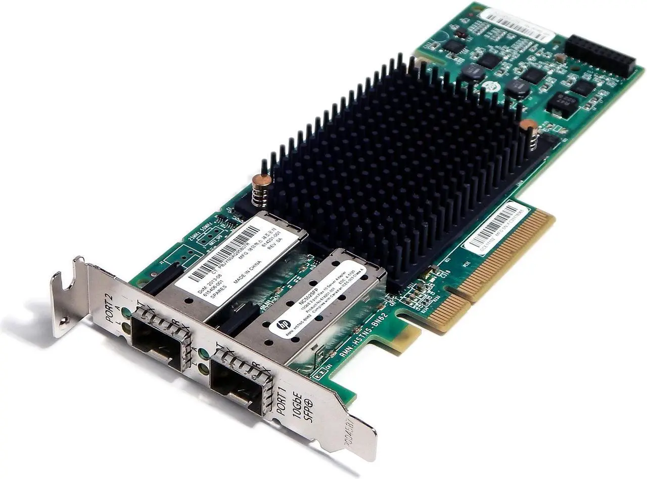 Refurbished: HP 615406-001 NC552SFP 10Gb 2-port Ethernet Server Adapter ...
