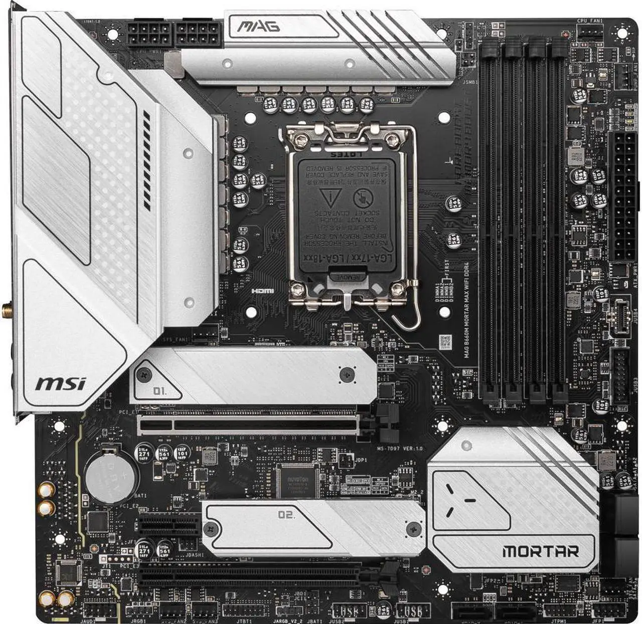 Refurbished: MSI MAG B660M MORTAR MAX WIFI DDR4 LGA 1700 Intel B660 ...