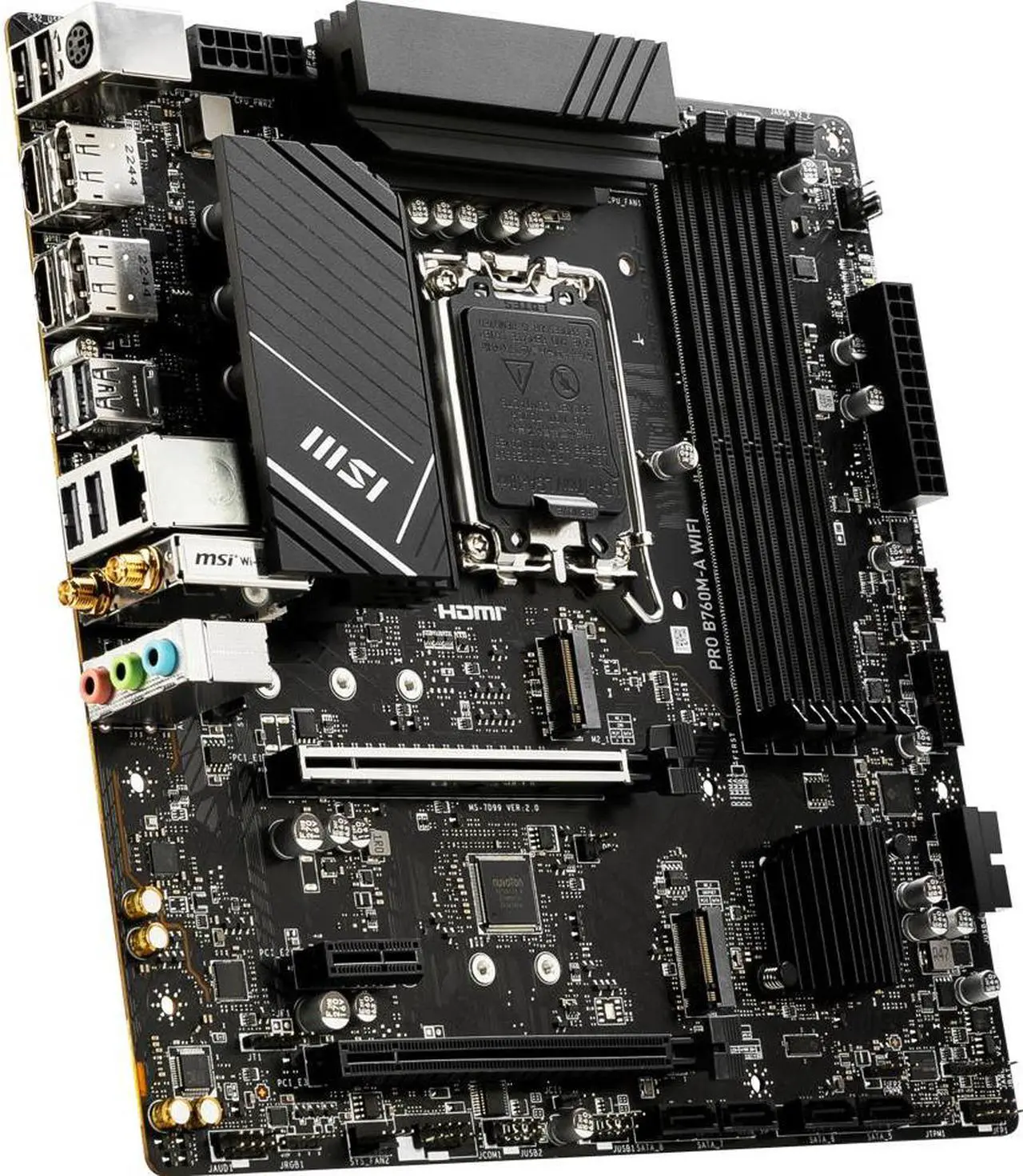 Refurbished: MSI PRO B760M-A WIFI LGA 1700 Intel B750 SATA 6Gb/s DDR5 ...