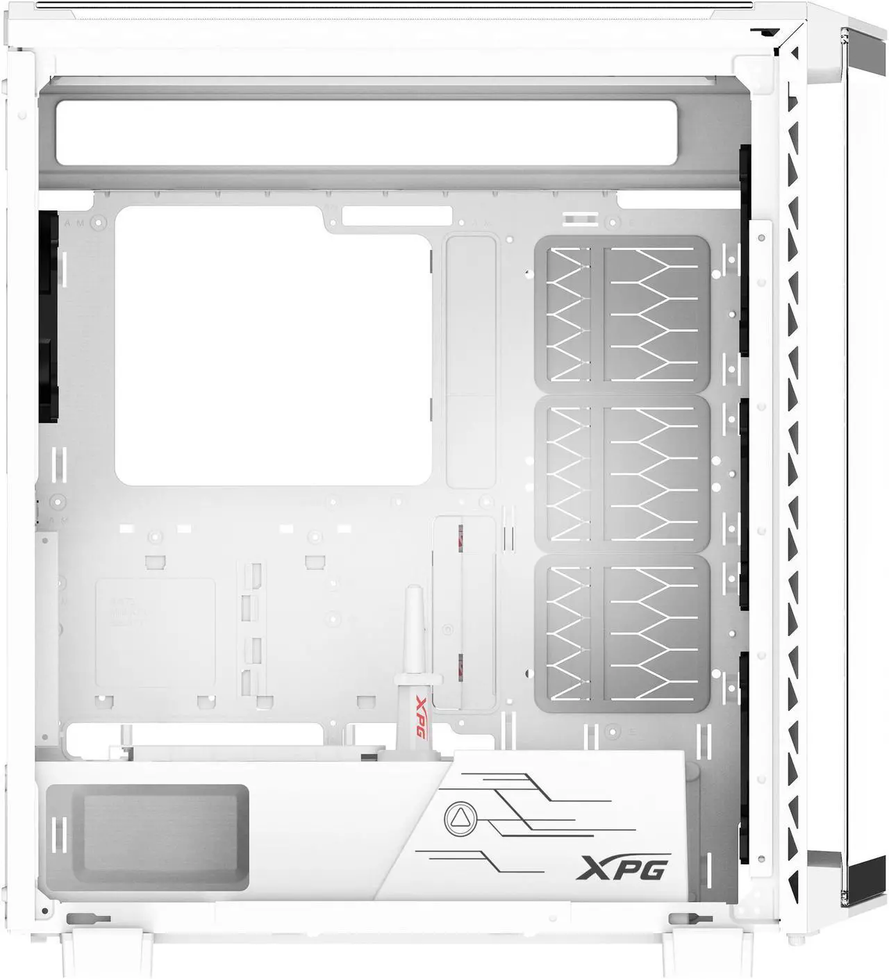 XPG Battlecruiser II Mid-Tower ATX PC Gaming Case: Exoskeleton-Driven ...